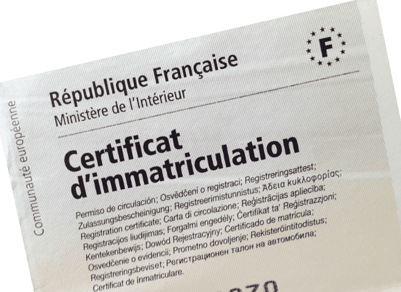 carte grise - Nouvelle Carte Grise